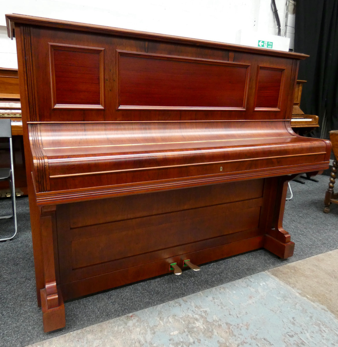 Bechstein Model IV Upright Piano in Rosewood Cabinetry – Shackleford Pianos