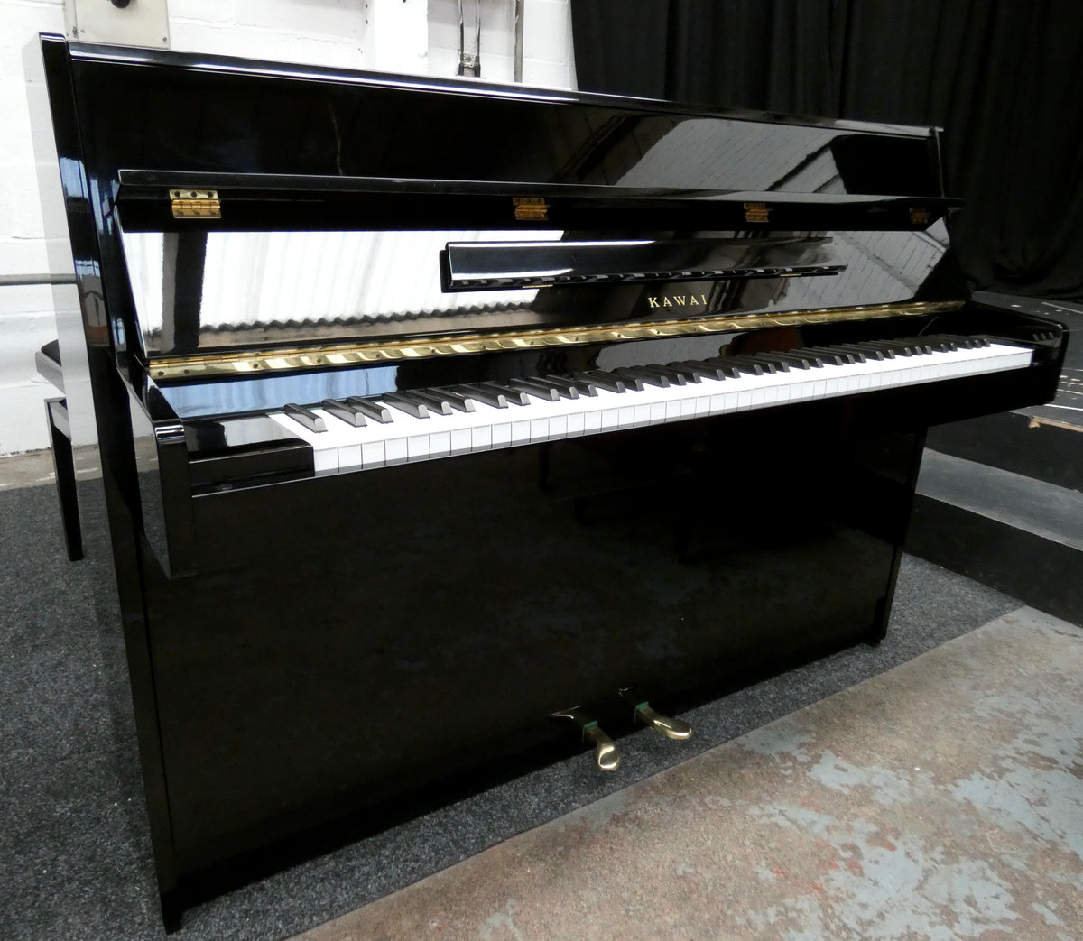 Kawai CX-5 Upright Piano in Black High Gloss Cabinet – Shackleford Pianos