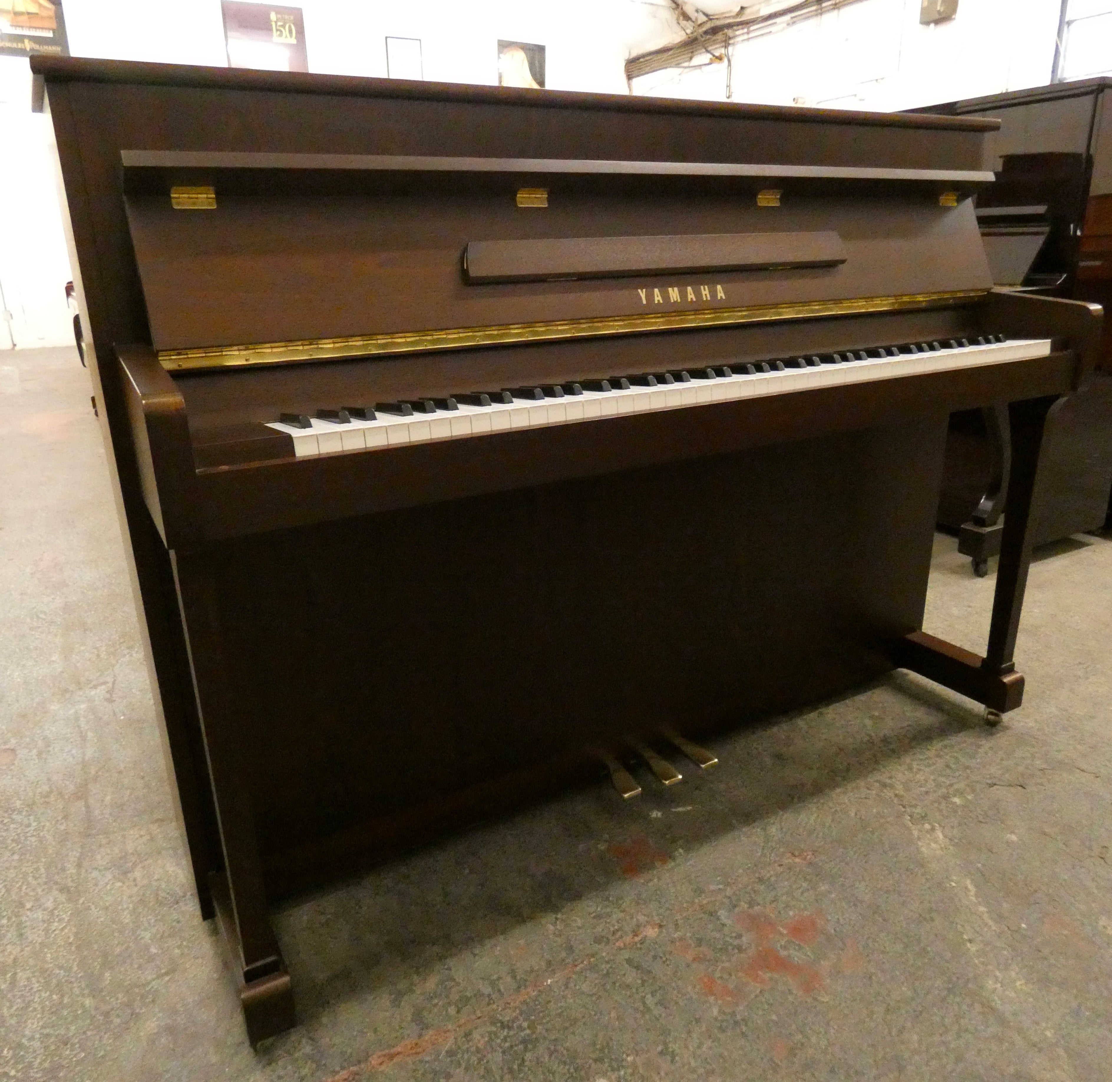 Yamaha P110N Upright Piano Mahogany Cabinet – Shackleford Pianos