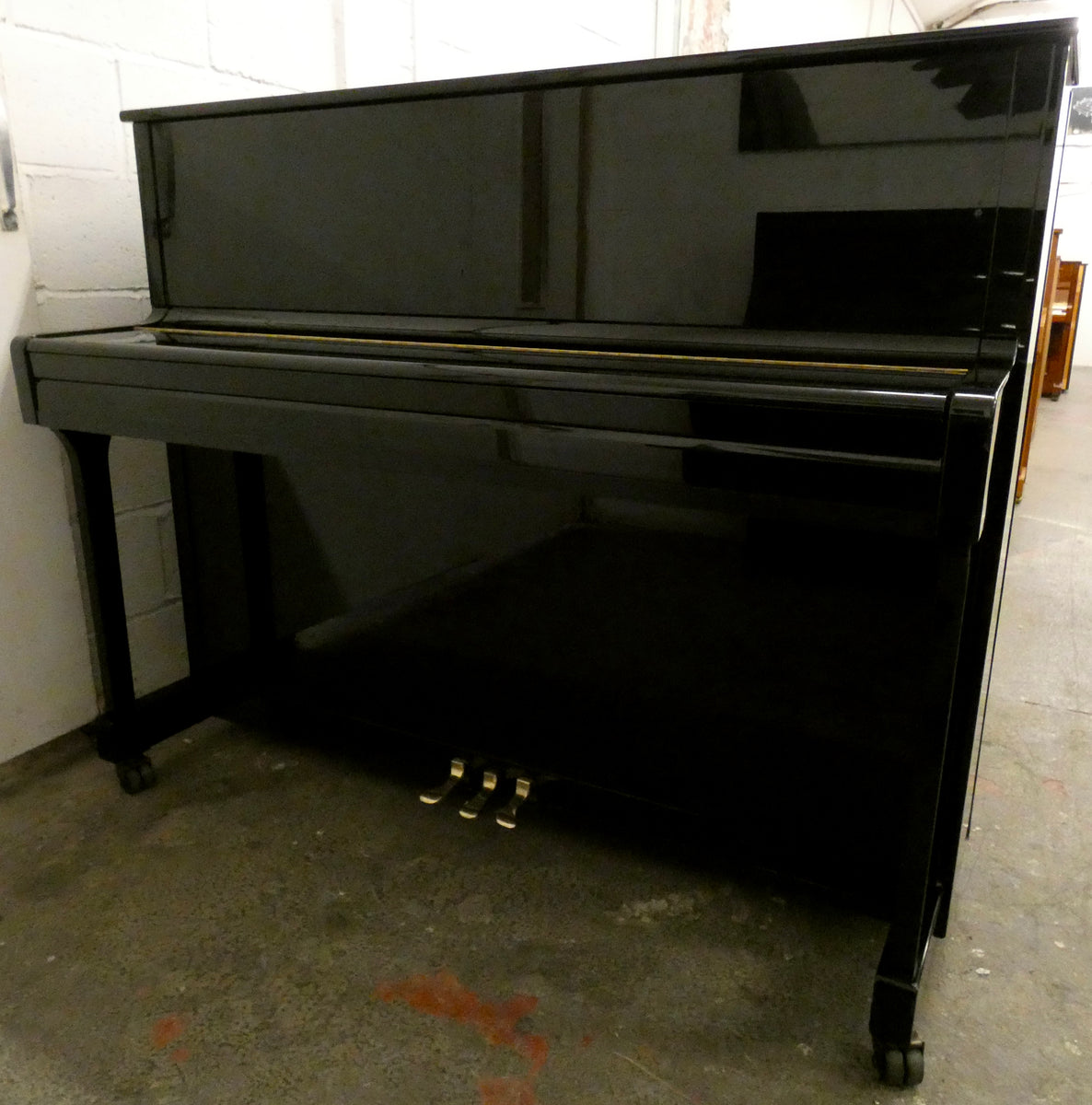 Bechstein Classic 118 Upright Piano in Black High Gloss Cabinet ...
