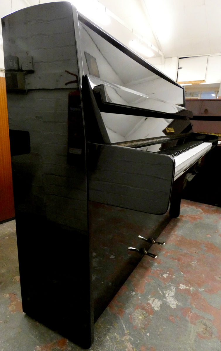 Blüthner Model M Upright Piano in Black High Gloss Cabinetry ...