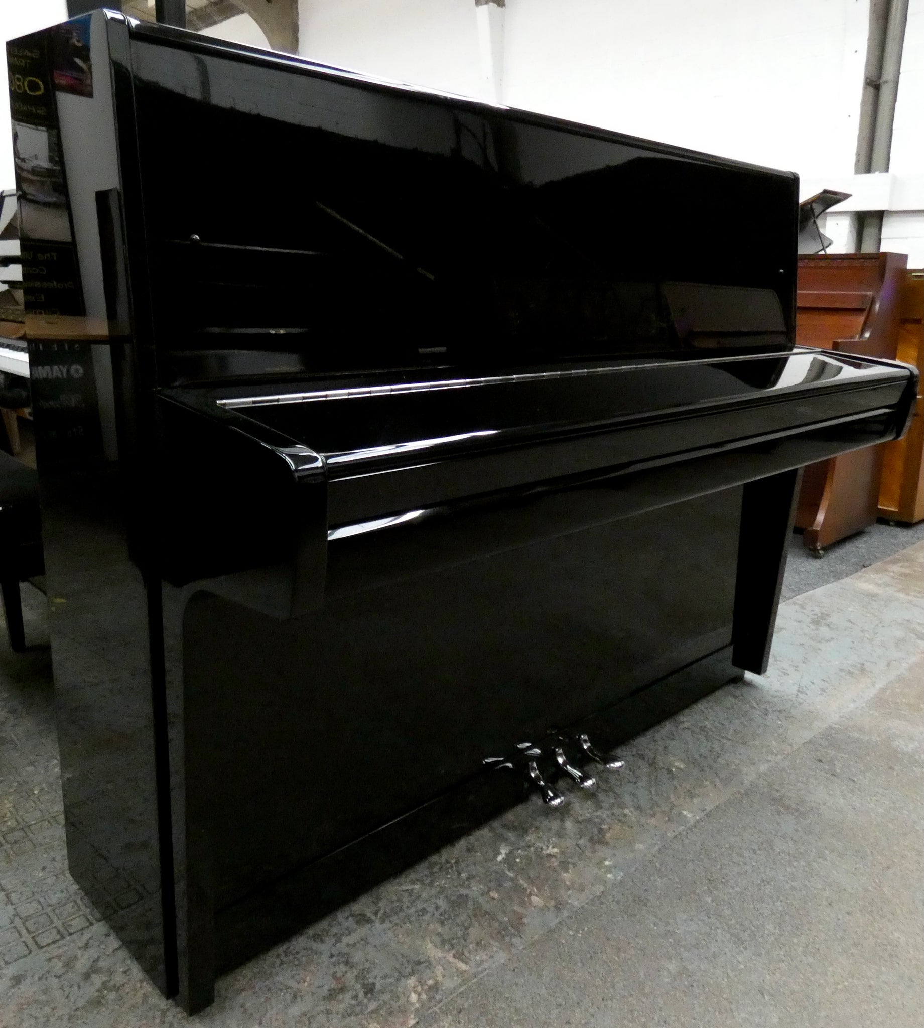- SOLD - Dale Forty Upright Piano in Black High Gloss Finish ...